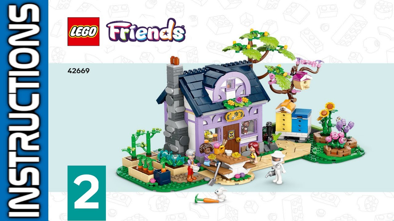 Beekeepers' House and Flower Garden LEGO 42669 instructions | Friends ...