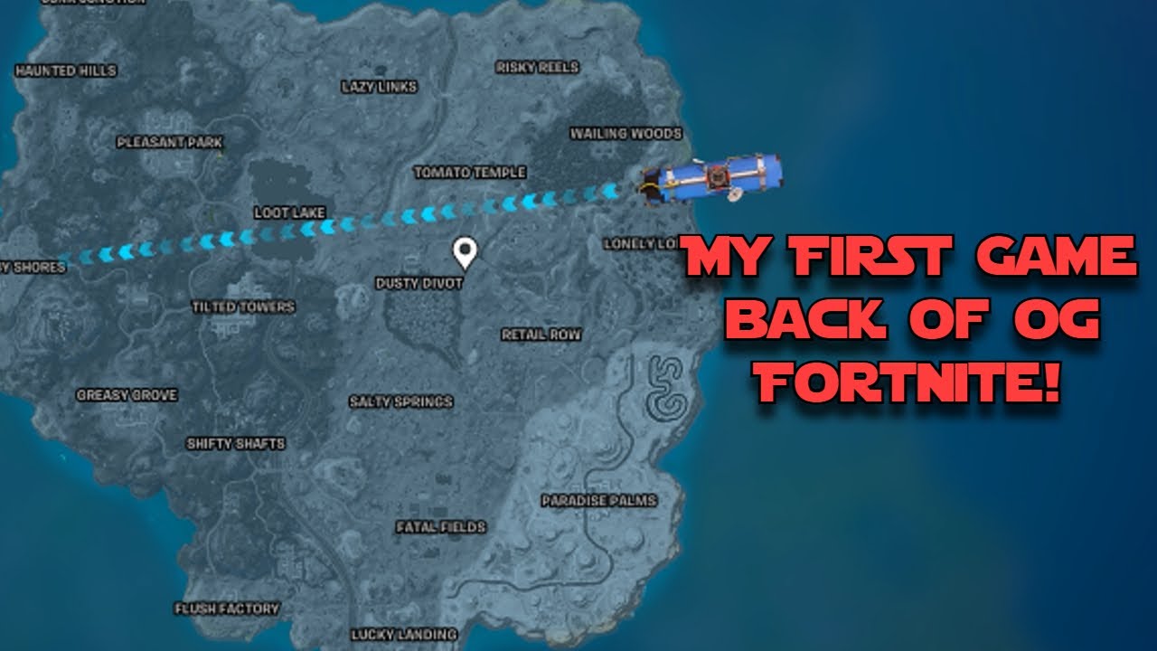 My First Game Back Of OG Fortnite! - YouTube
