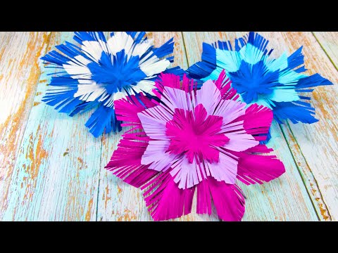 How to make a snowflake out of paper | Christmas DIY