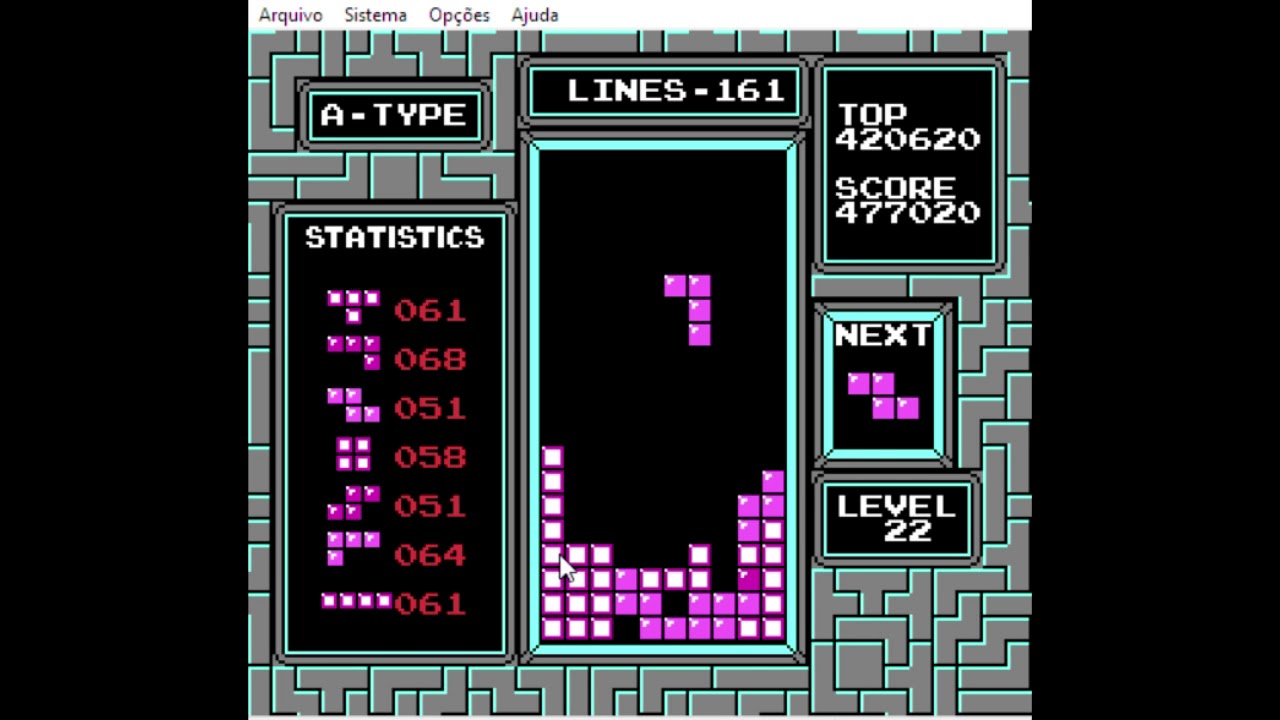 NES TETRIS - First Time I Got To The "Kill Screen" (Level 18 - 29 ...