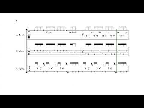 Teenage Mutant Ninja Turtles 1 (NES) - Stage Theme 1 - Guitar and Bass Tabs
