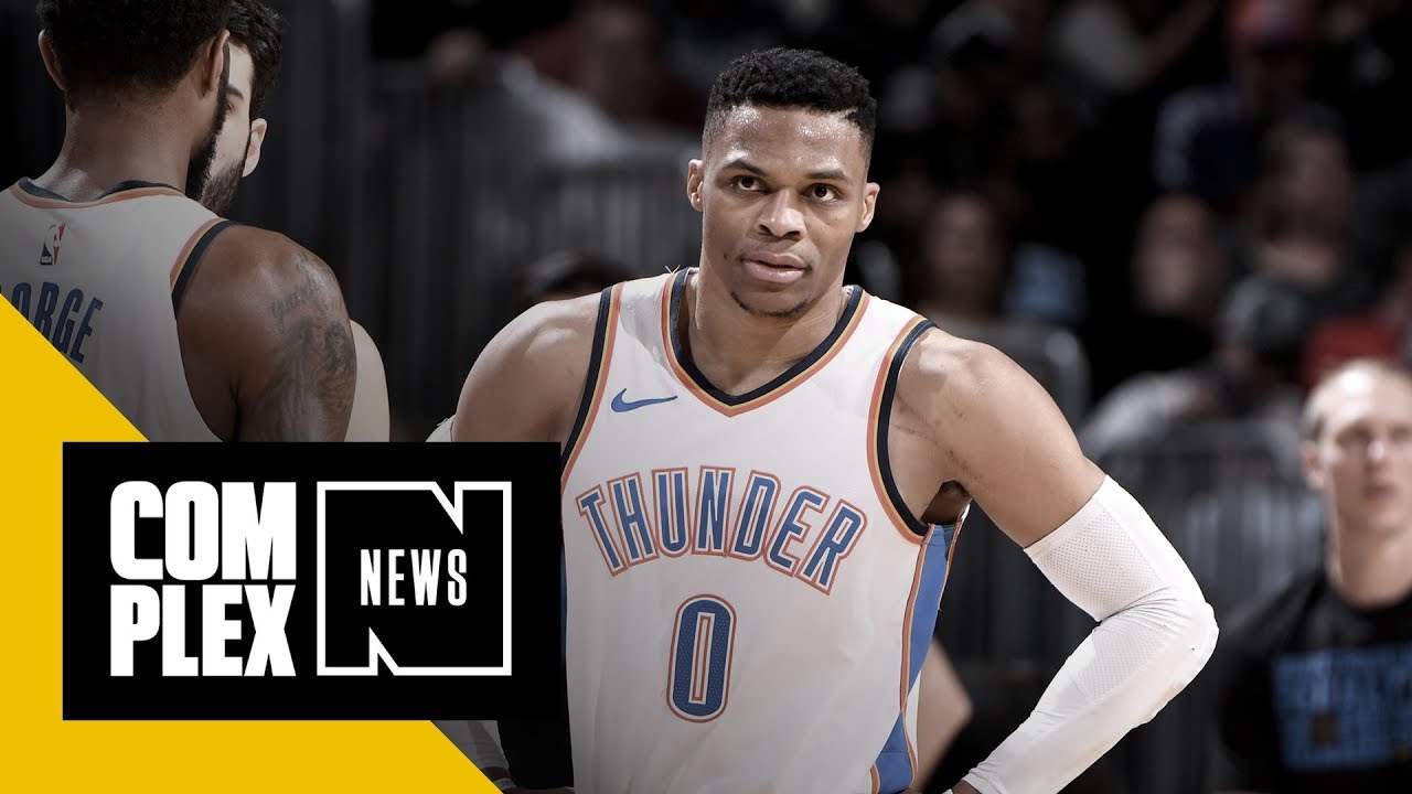 Russell Westbrook Shoves Nuggets Fan After Wild Game in Denver - YouTube