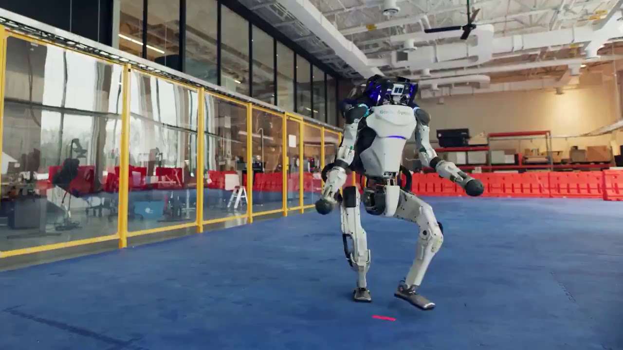 Boston Dynamics robotic move for Hollywood song | Do you love me - YouTube
