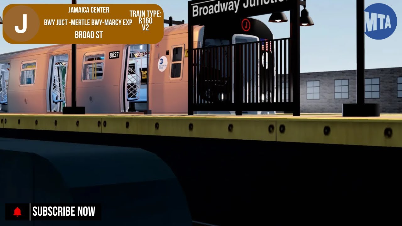 Jamaica Center, Parsons archer to Broad Street J train super exp - YouTube
