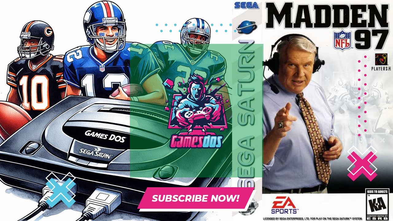 Madden NFL '97 Gameplay Sega Saturn HD 1080p - YouTube