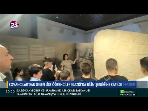 KOVANCILAR’DAN GELEN LİSE ÖĞRENCİLER ELAZIĞ’DA BİLİM ŞENLİĞİNE KATILDI