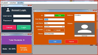 c# student management system project - YouTube