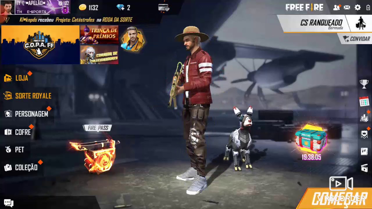 Free Fire - como atira agachado - YouTube