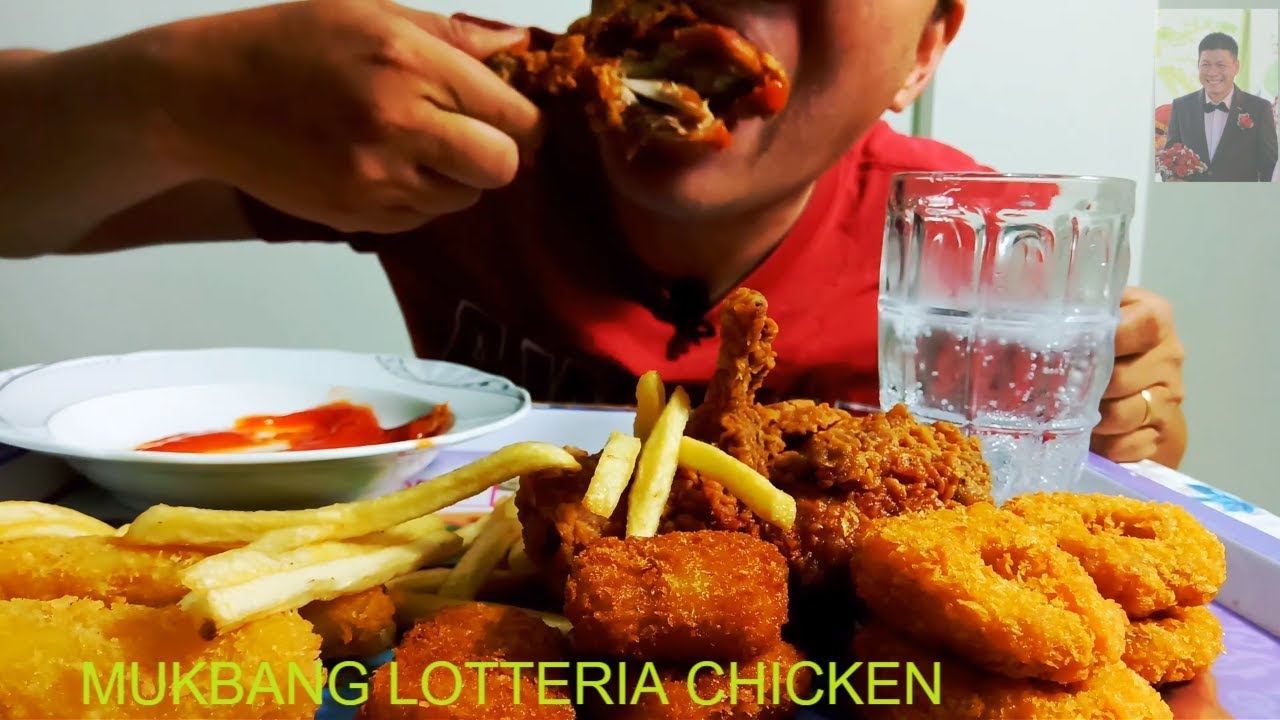 ASMR MUKBANG MOST POPULAR FOOD : LOTTERIA FRIED CHICKEN, SQUID RING,FISH NUGGET| ASMR MR RIN ...