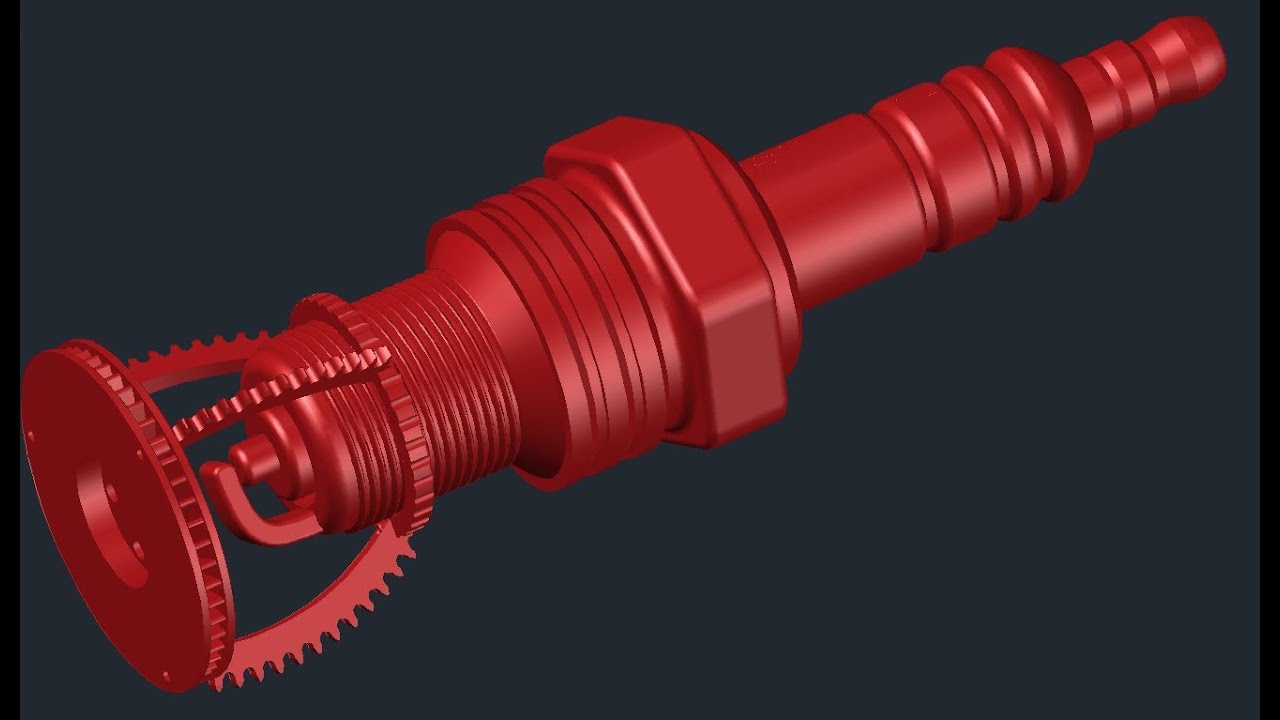Spark Plug Lamp - 3D print - YouTube