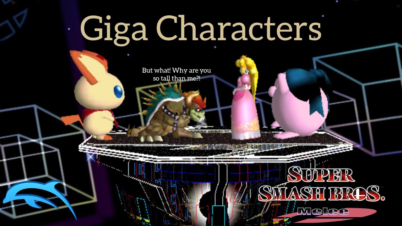 Super Smash Bros. Melee - Giga Characters - YouTube