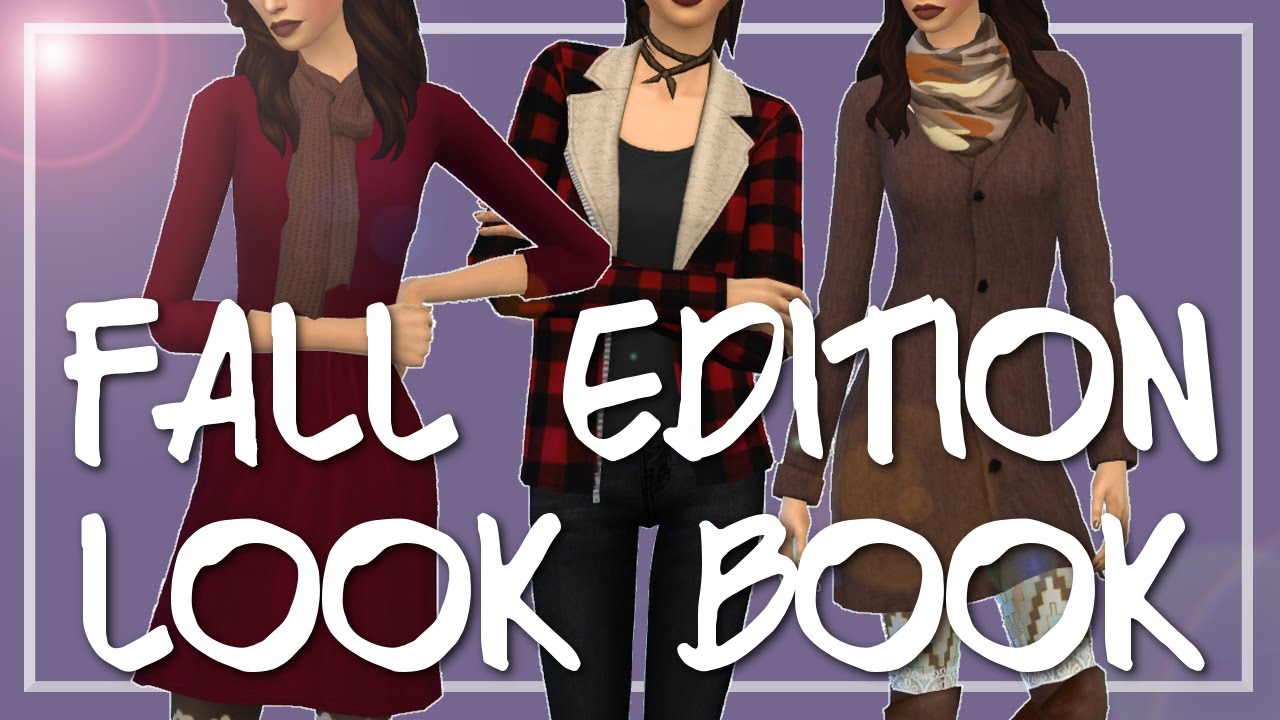 The Sims 4 | Fall Look Book - YouTube