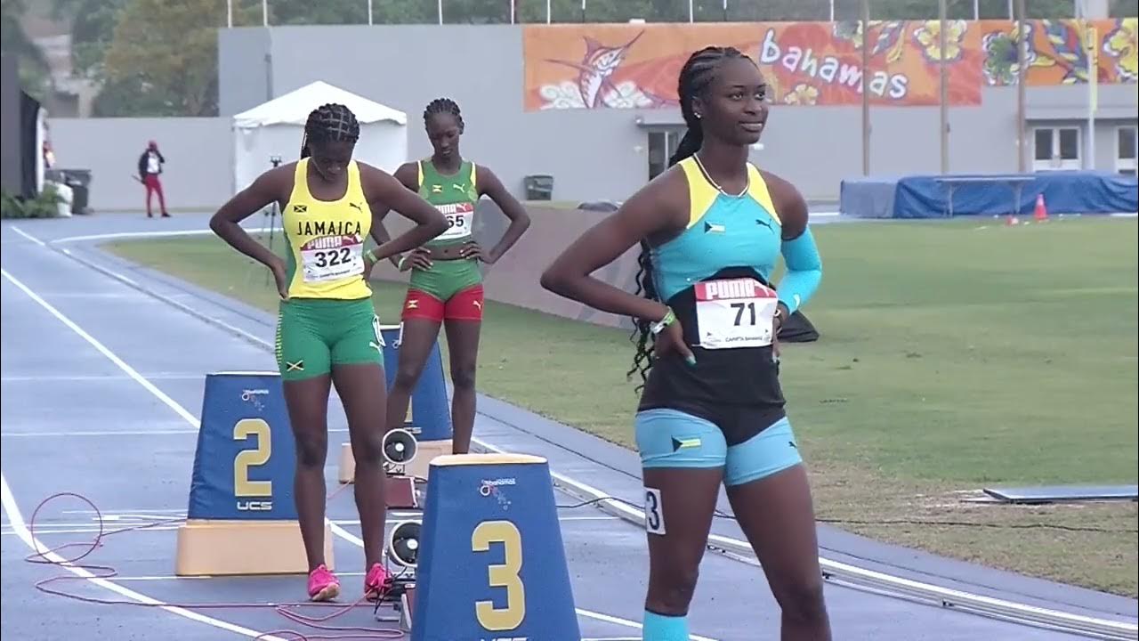 CARIFTA50: 400m U-17 Girls Semi-Final 1 | SportsMax TV - YouTube