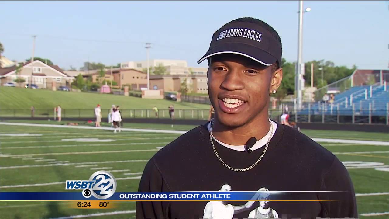 BK Outstanding Student Athlete: Adams' Brandon Wadley - YouTube