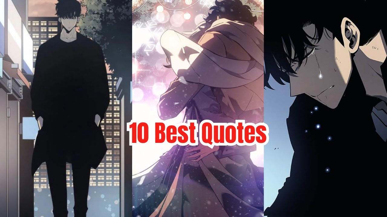 10 BEST QUOTES FROM THE MANHWA | SOLO LEVELING | BEST MANHWA QUOTES | # ...