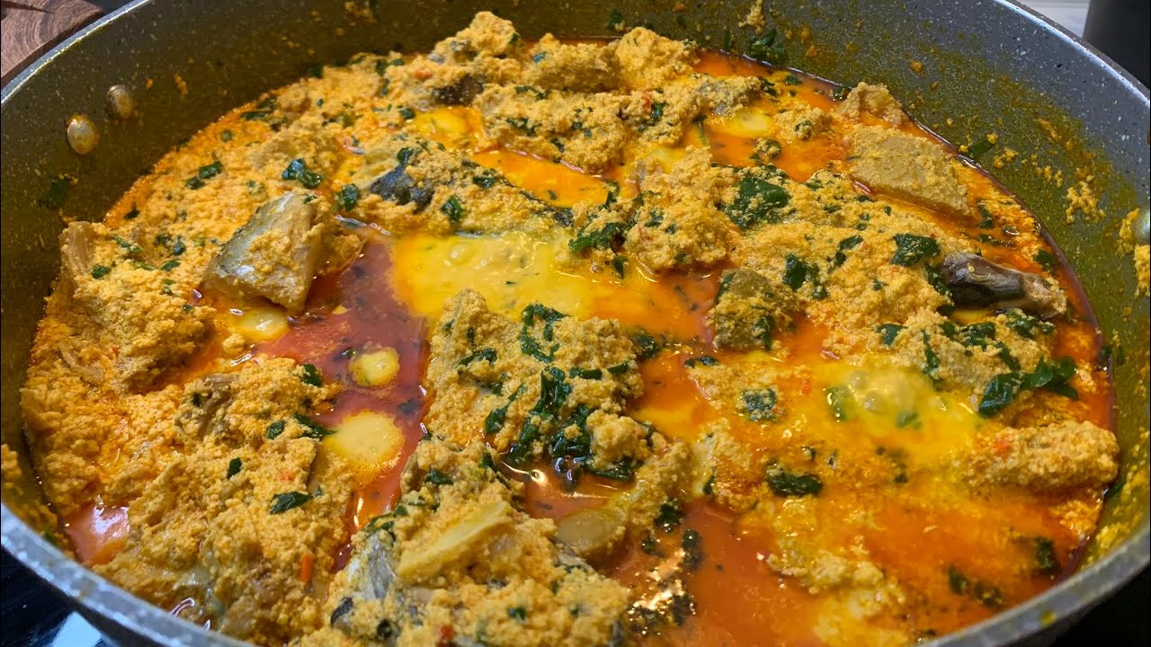 HOW TO COOK EGUSI SOUP FOR BEGINNERS - YouTube