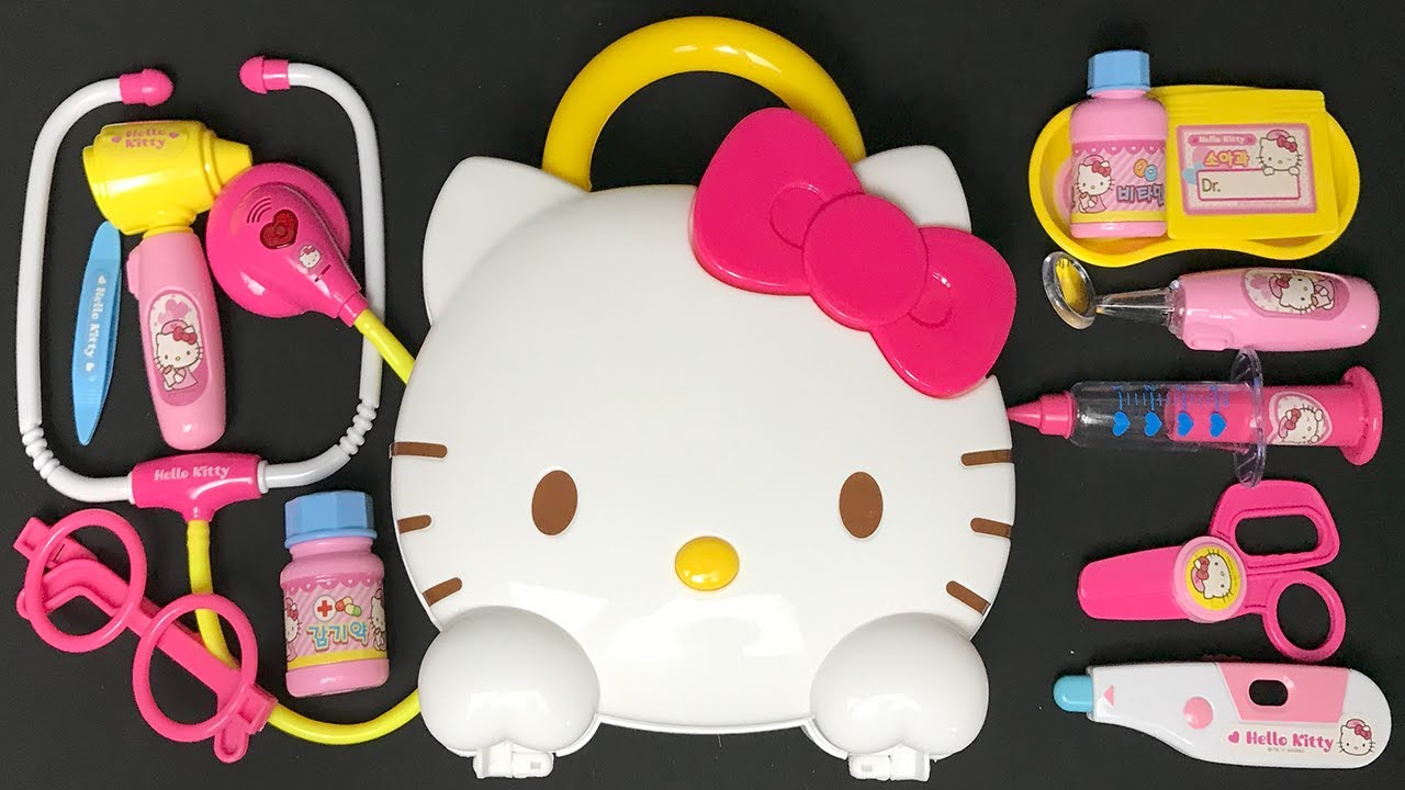 Hello Kitty Doctor Set Satisfying with Unboxing Compilation Toys ASMR ...