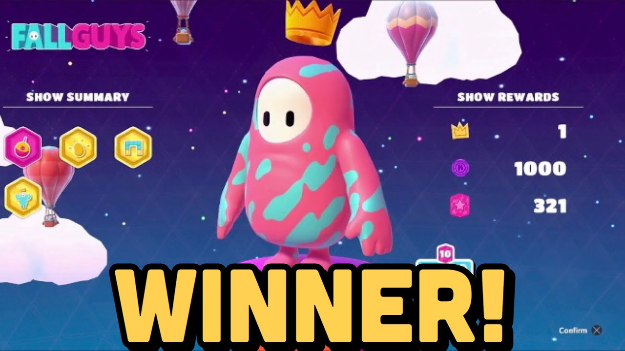 MY FIRST WIN!!! (Fall guy funny gameplay) - YouTube
