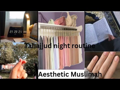 Tahajjud night routine 😍|Muslimah vlogs|A day in my life 💫#allah # ...