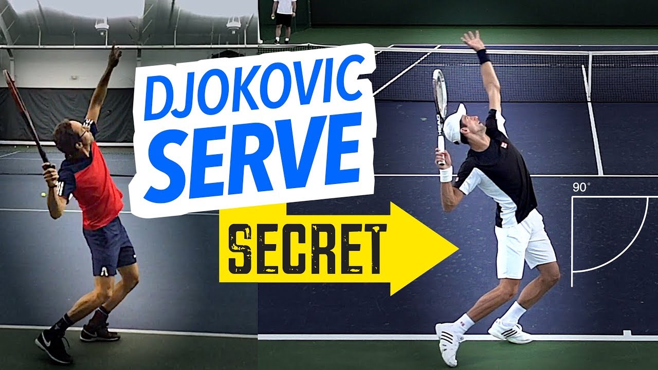 Djokovic Serve Secret (body rotation lesson) - YouTube