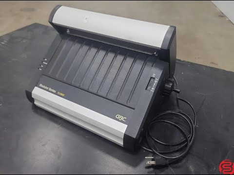GBC TL2900 Modular 12in Electric Wire Closer - YouTube