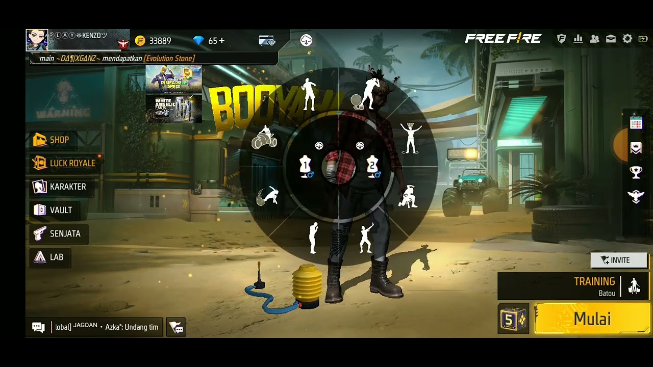 topeng season 1 gratis di ff asli - YouTube