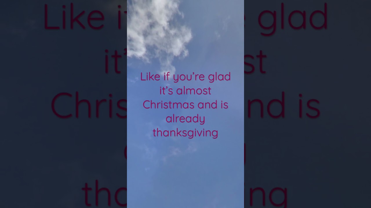 I know it’s not thanksgiving but it’s close enough - YouTube