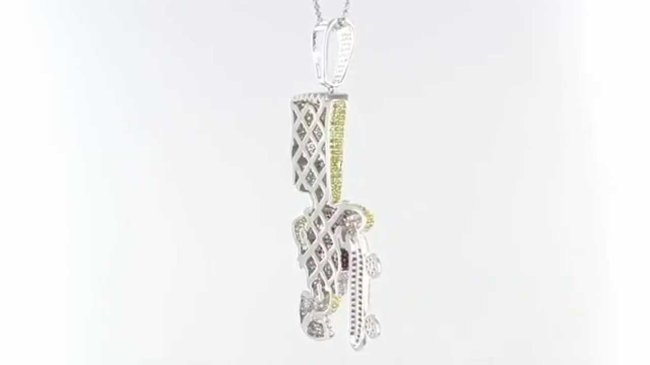 Bart Simpson Iced Out Pendant - YouTube