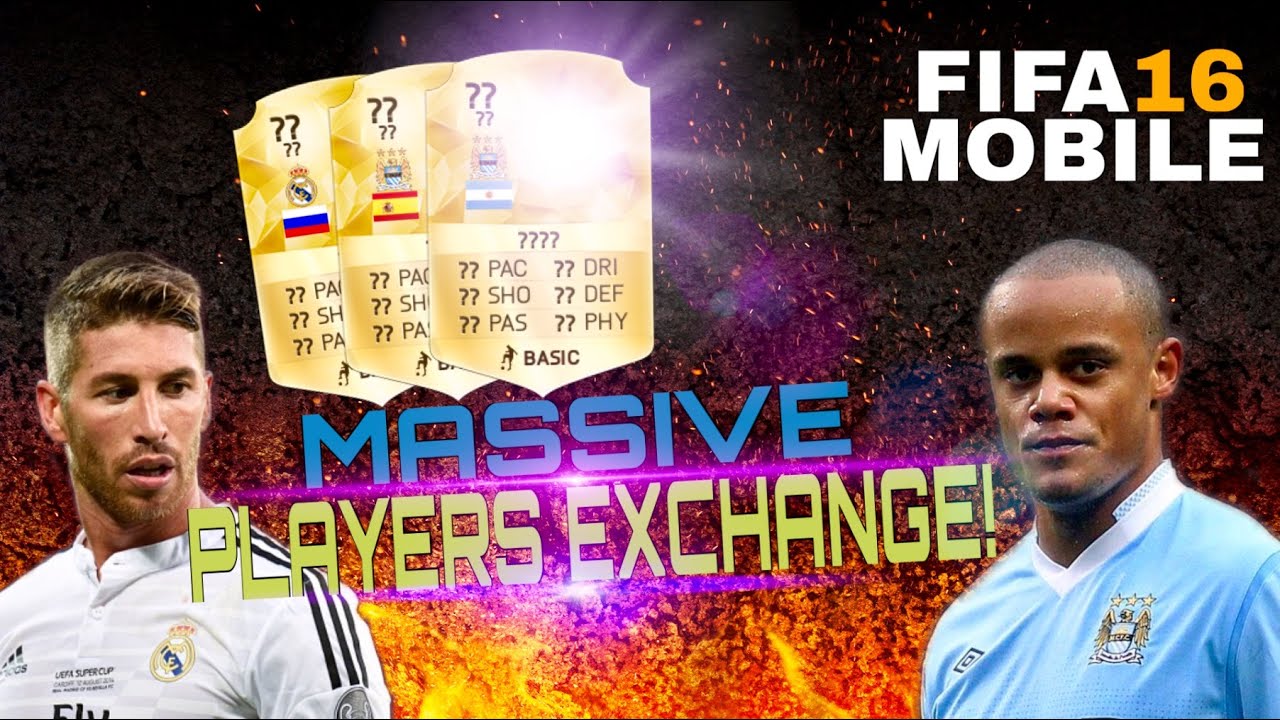 FIFA 16 MOBILE IOS / ANDROID MASSIVE PLAYERS EXCHANGE!! PINK CARD ...