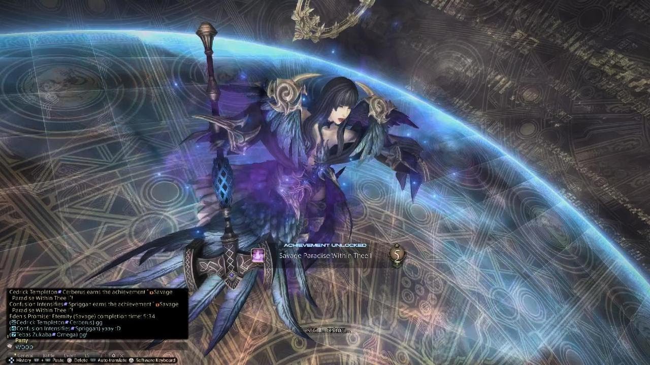 Oracle of Darkness Savage Lv100 Unsync Completed! - Eden's Promise ...