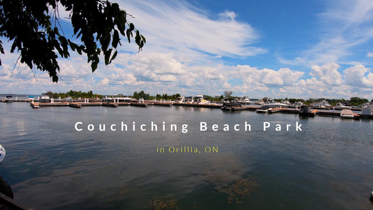 Strolling Around in Couchiching Beach Park, Orillia, Ontario - YouTube