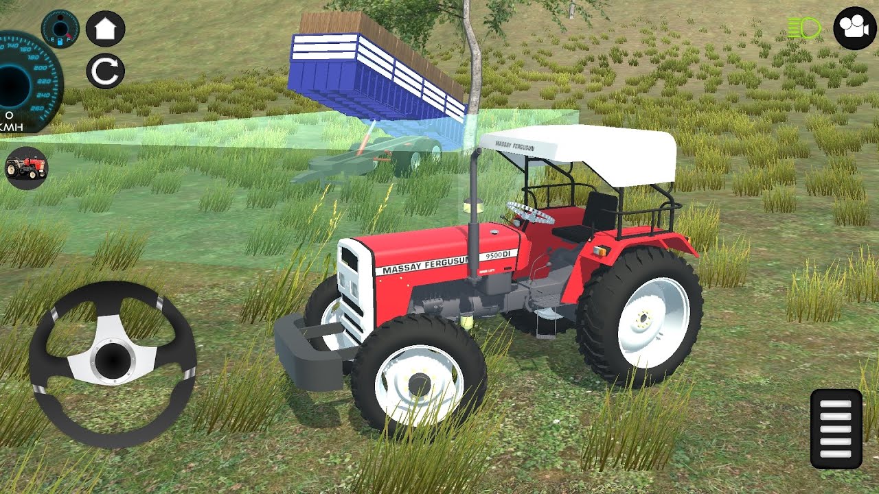 Messi 9500 Di 4x4 || tractor and overload || trolley || and Android ...