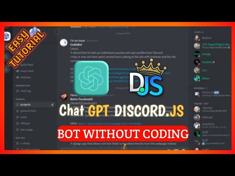 Creating ChatGPT Discord Bot without coding | Discord.js - YouTube
