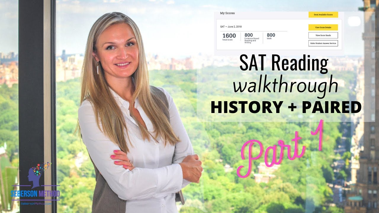Paired + History Passage Walkthrough [ SAT Reading ] - YouTube