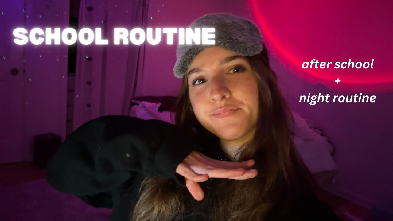 LAZY AFTER SCHOOL ROUTINE | after school & night time - YouTube