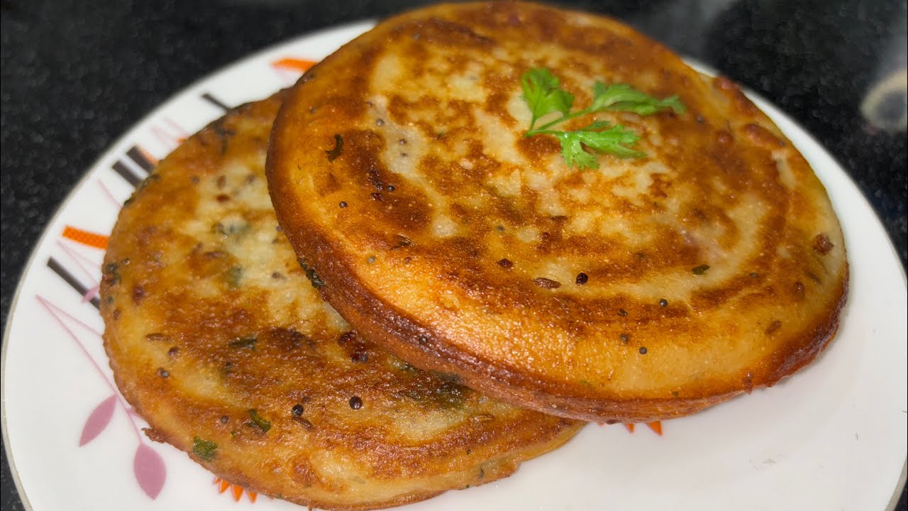 Bun dosa perfect for breakfast recipe || instant bun dosa soft and ...