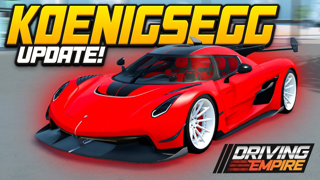 The Biggest LICENSED Brand in Driving Empire! (Koenigsegg) - YouTube