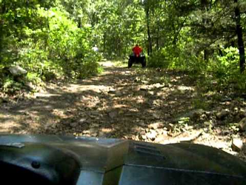 Kiamichi Wilderness "the slide" atv trail PART 1 - YouTube