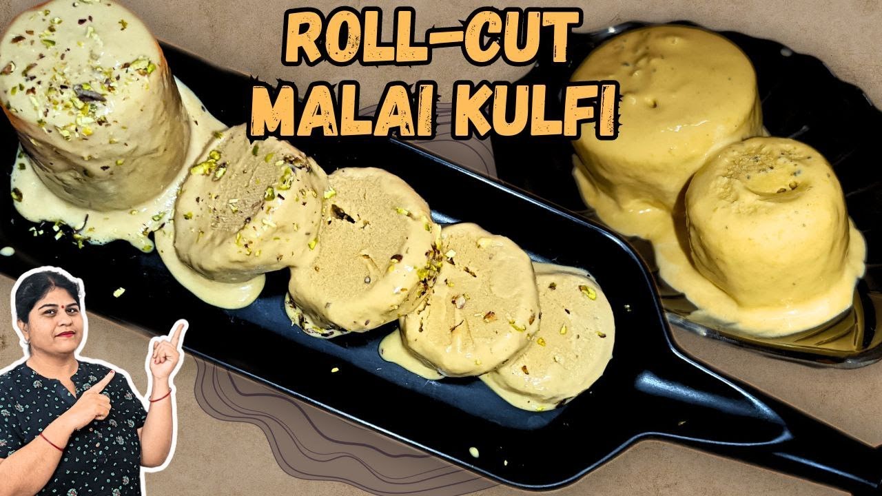 Homemade Roll Cut Malai Kulfi |Secret Tricks |Summer Special |Shashi ...