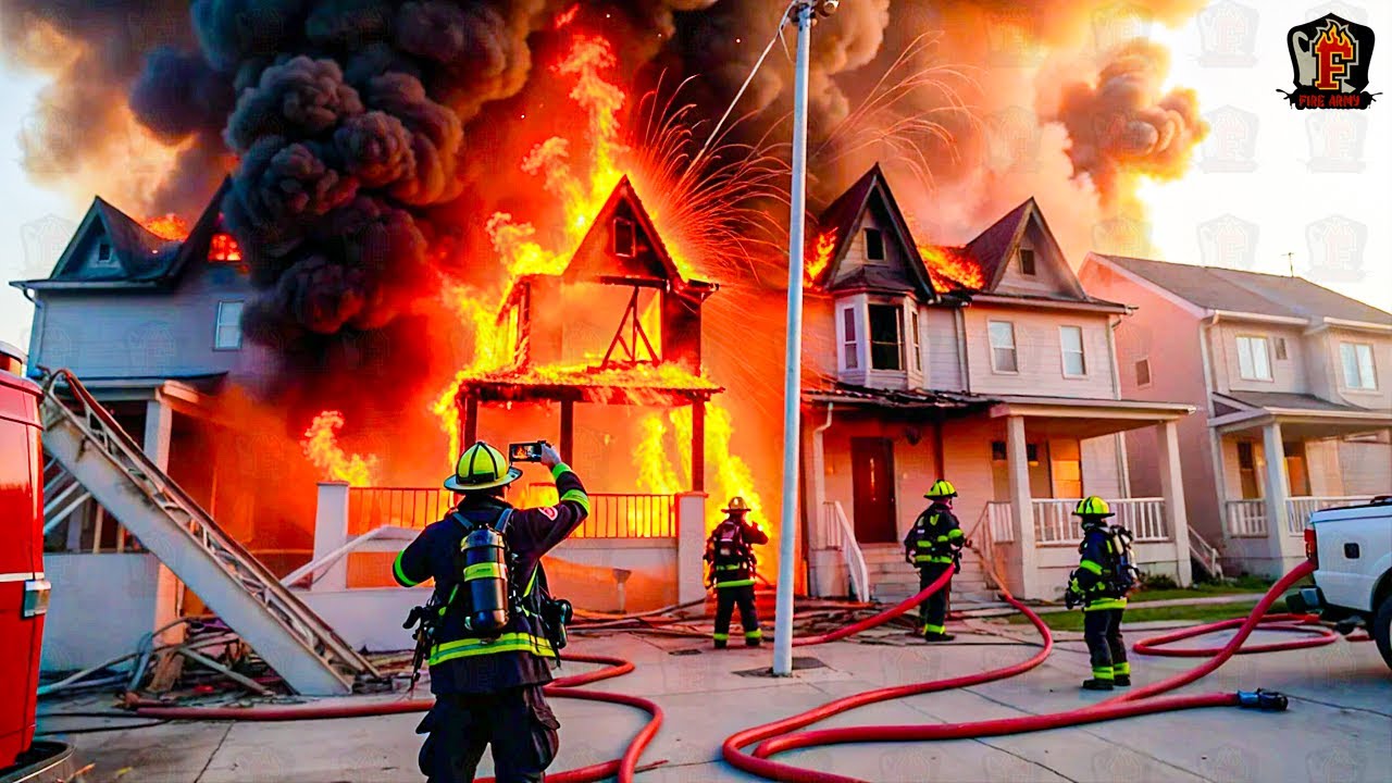 SHOCKING Moments Fire Rescues You Won't Believe It If You Don't Record ...