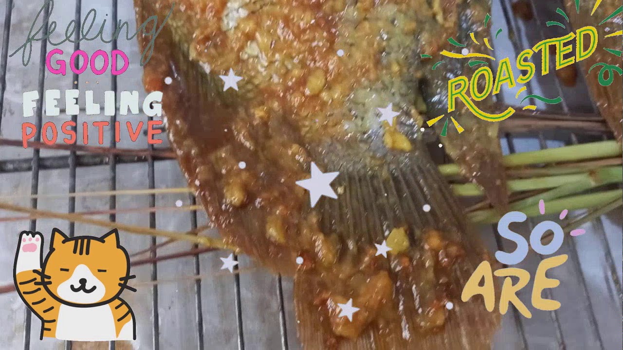 #11 | Roasted Carp-Fish, prepared marinated Carp Fish on the grill ...