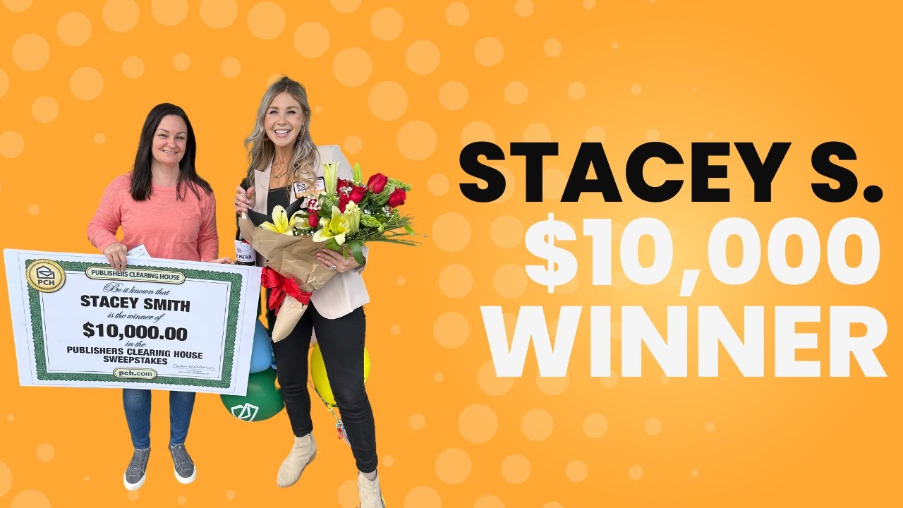 PCH Winner: Stacey S. of NY Won $10,000! - YouTube
