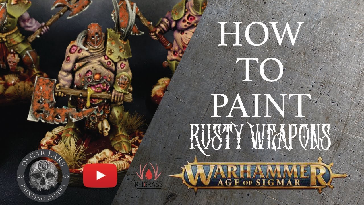 Miniature Painting Tutorial - Oscar Lars - Rust Effect - YouTube