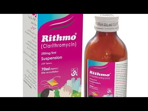 Rithmo (Clarithromycin) 250mg/5ml | Suspension | USP Specs | 70ml ...