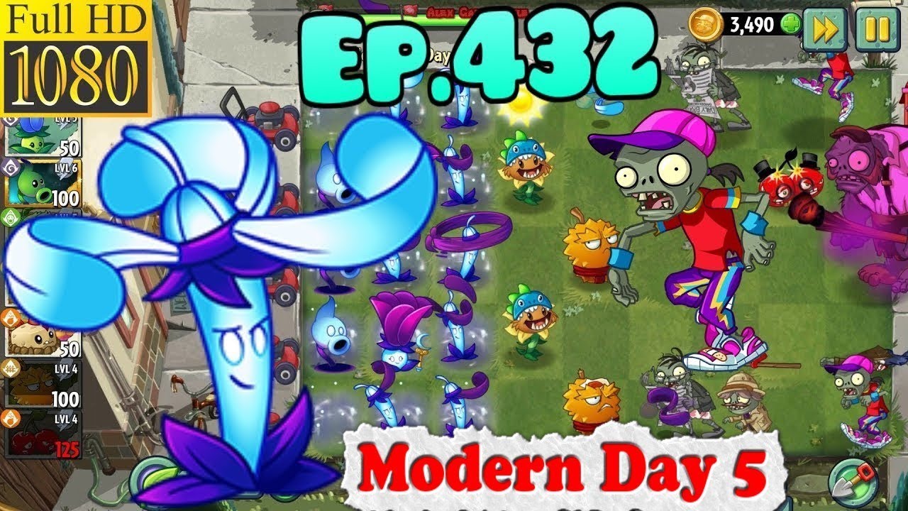Plants vs. Zombies 2 - Nightshade and Shadow Peashooter - Modern Day ...