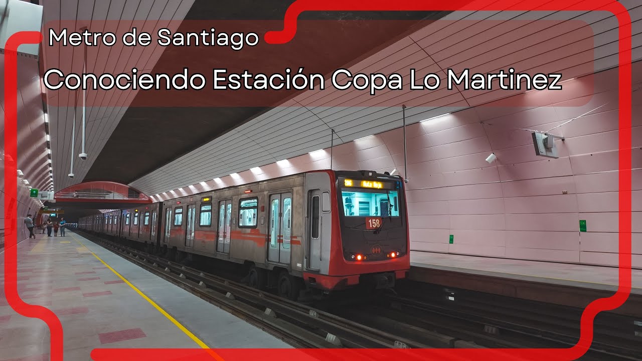 Recorriendo la nueva estación Copa Lo Martinez de Linea 2 | Conoce las Estaciones Metro de ...