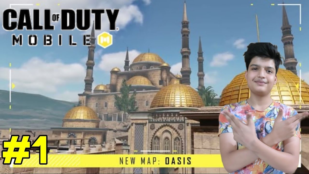Playing new map oasis in COD mobile - YouTube