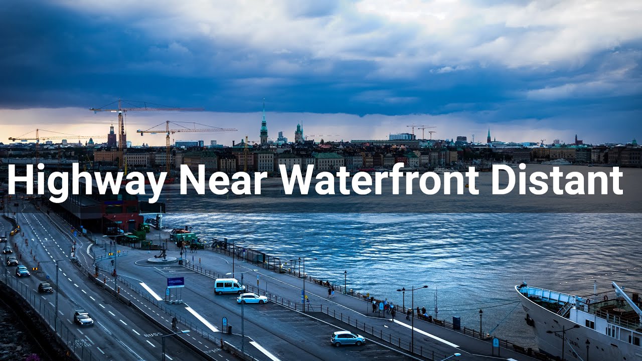 Highway Near Waterfront Distant • Ambiences • Sounds Effects (No ...