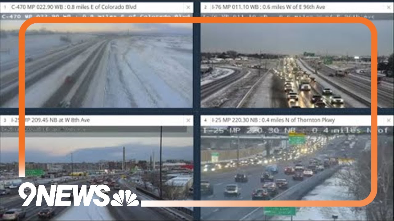 LIVE: Slick, icy roads across Denver during Tuesday morning commute ...