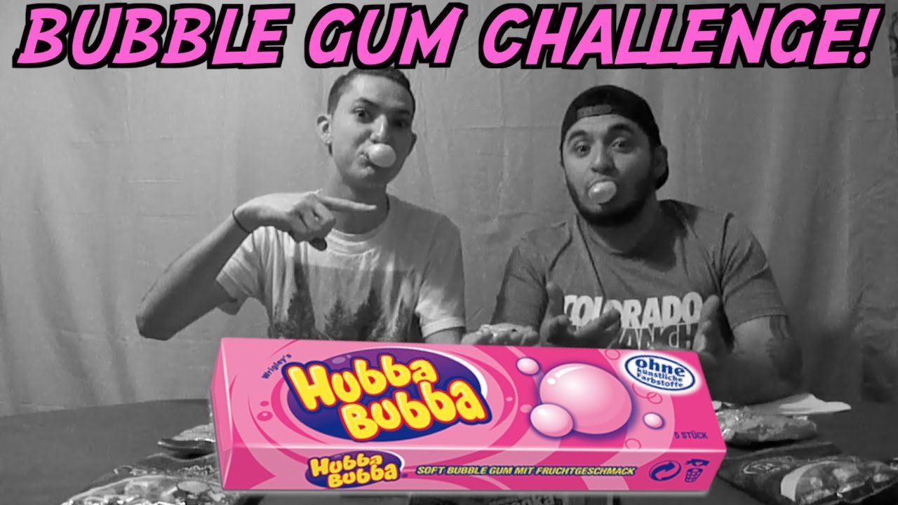 THE BUBBLE GUM CHALLENGE - YouTube